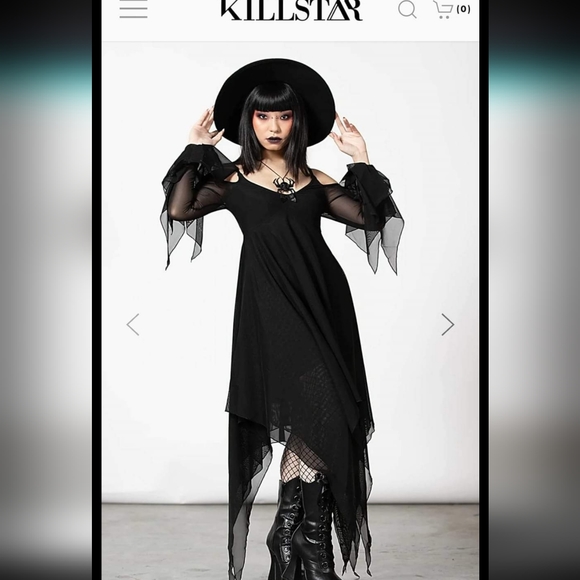 Killstar | Dresses | Killstar Omen Crush Dress Xxl | Poshmark